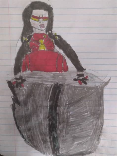 Spider Woman Stuck In Tiny Pod Again By Moon9123 On Deviantart