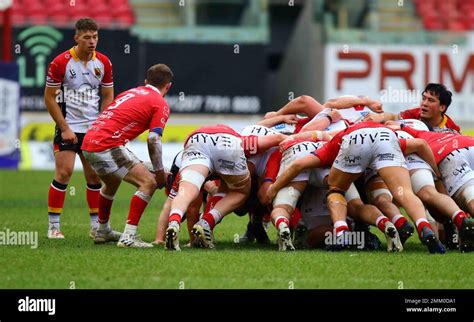 Llanelli RFC V Carmarthen Quins RFC Indigo Prem 2023 Stock Photo Alamy