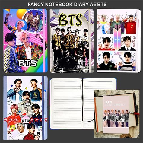 Fancy A5 Journal Diary Ruled Undated 100 Sheets Inkarto
