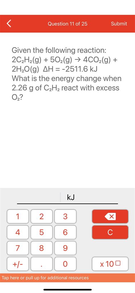 Answered Given The Following Reaction 2c₂h₂g Bartleby