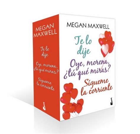 ESTUCHE MEGAN MAXWELL ROMANTICA INCLUYE TE LO DIJE OYE MORENA TU