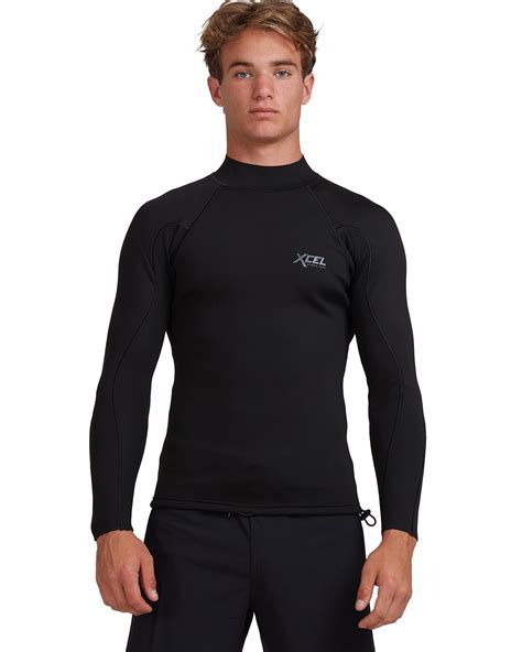 Xcel Mens Comp Jacket 1mm Black Board Store