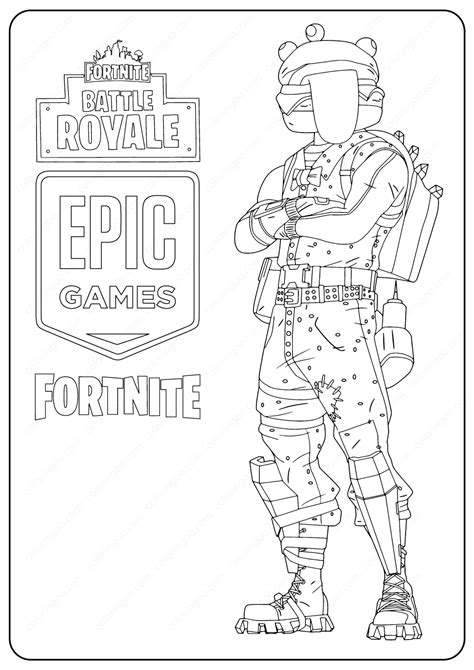 Printable Fortnite Beef Boss Coloring Pages Jordanecliu