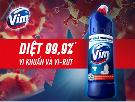 Tẩy Bồn Cầu Vim 880ml