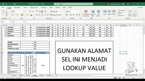 Latihan Soal If Hlookup Dan Vlookup Widiantara1234 YouTube