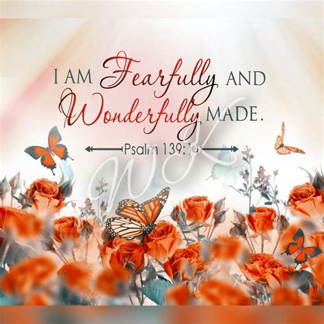 Fearfully And Wonderfully Made Tumbler Etsy