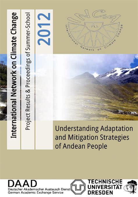 Pdf Understanding Adaptation And Mitigation Strategies Of Andean