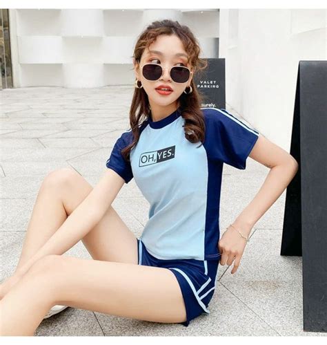 중학생래쉬가드 청소년 수영복 주니어 여자 중학생 수영복 여자 2021 신작 분할 여자 14 세 패션 큰 남자 티몬