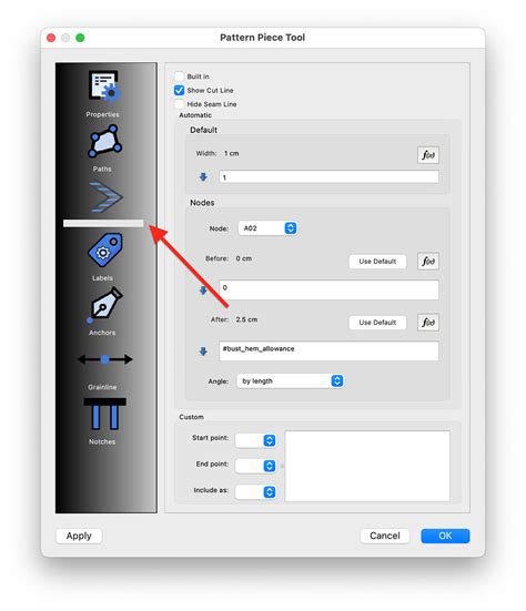 Piece Properties Name Of Property Not Visible In Sidebar MacOS