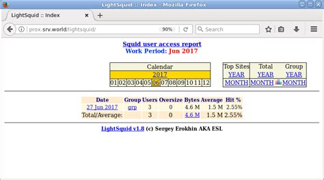 Debian 9 Stretch Proxy Server Log Report Lightsquid Server World