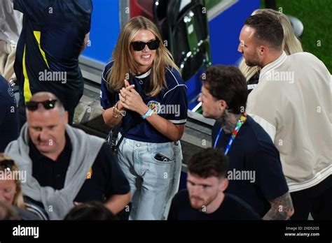 Victoria Dykes Wife Of Lyndon Dykes After The Uefa Euro 2024 Group A Match At The Cologne