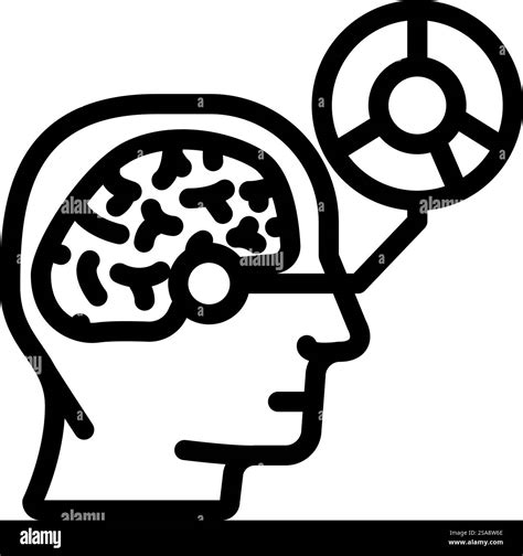 Cognitive Skills Neuroscience Neurology Line Icon Vector Cognitive
