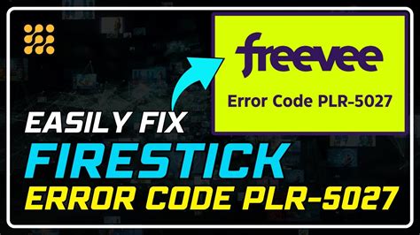 Fix Firestick Error Code Plr 5027 Quick And Easy Solutions Youtube Fix Firestick Error Code Plr 5027 Quick And Easy Solutions Youtube