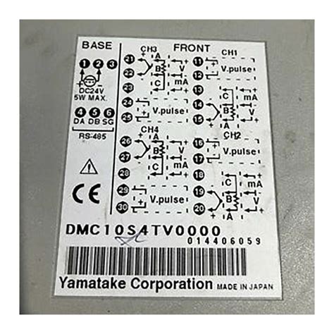 New In Stock Yamatake Controller Module Dmc10s4tv0000 Advantch