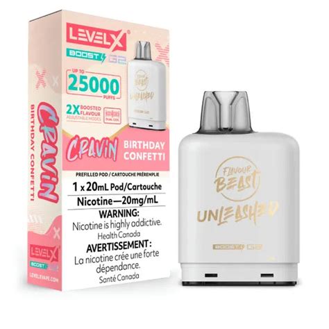 Shop Best Flavour Beast Level X Vape Pod 25k Birthday Confetti