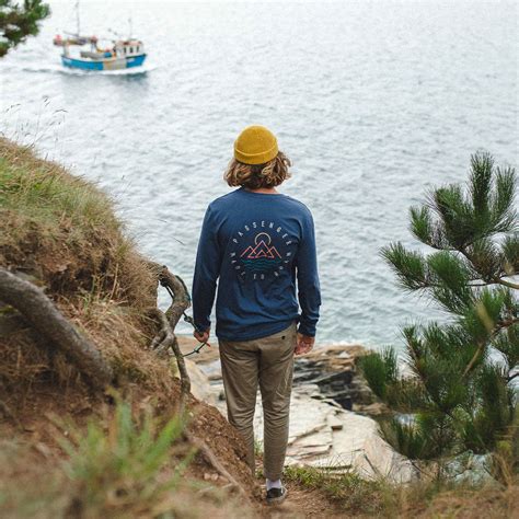 Escapism Ls T Shirt Dark Denim Passenger Escapism Ls T Shirt Dark Denim Passenger