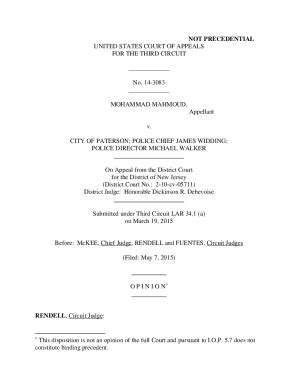 Fillable Online PRECEDENTIAL UNITED STATES COURT OF APPEALS FOR THE