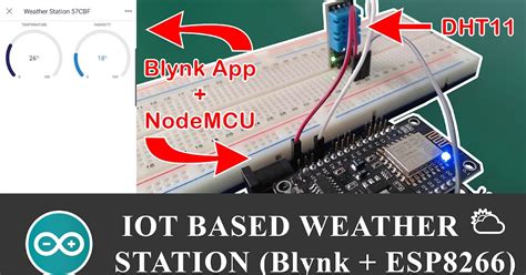 My Creative Engineering Iot Based Weather Station Using Blynk Apps And Nodemcu Temperature