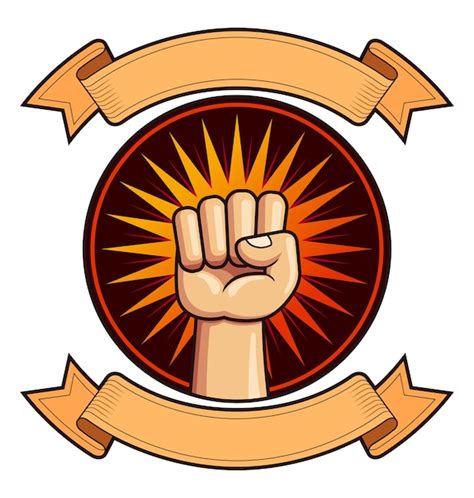 Premium Vector Clenched Fist Vector Illustration