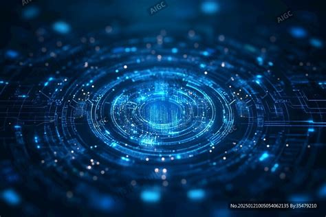 Ai创作图网络科技大数据背景 蓝色科技大数据 科技电路运营kv 光圈圆形科技 科技感背景科技背景 科技kv智能科技 主视科技背景 科技互联网加