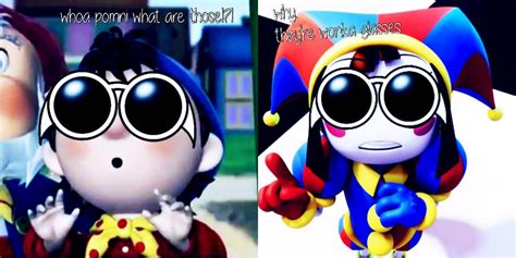 Noddy And Pomni Wearing Wonka Glasses By Brad090904 On Deviantart