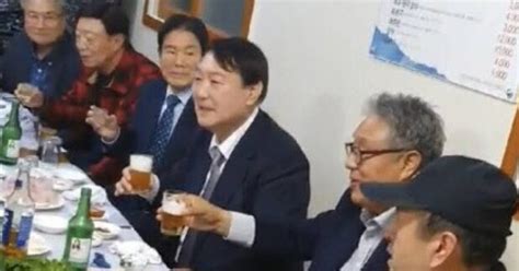 윤석열 측 목포 폭탄주 해명안마셨다고 한 적 없다