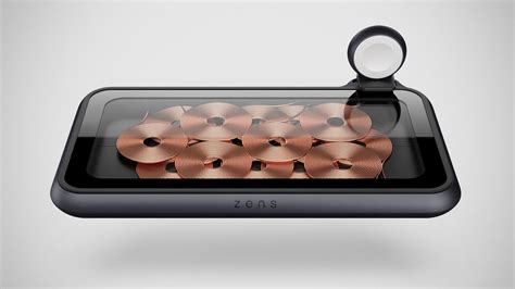 Zens Liberty Wireless Charger Glass Exposed The 16 Coils Within