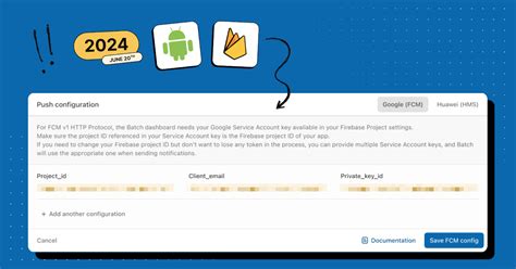 Batch Blog New Android Push Settings How To Handle The Migration To Fcm V1 Api Before