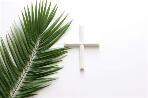 Premium Photo Illustration Of Palm Cross And Palm Leaves Palm Sunday