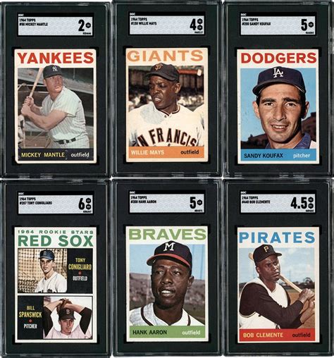 1964 Topps Baseball Near Complete Set 581587 Wsgc