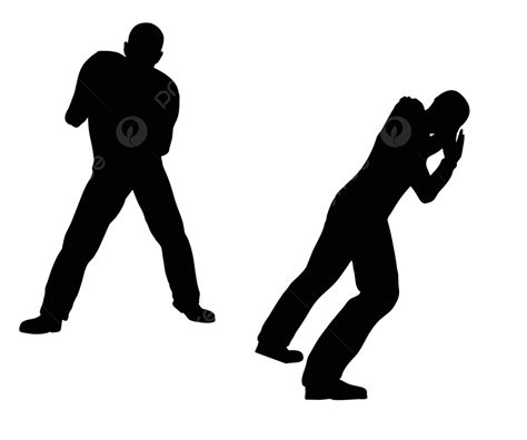 Man Inpushingaction Pose Pushing Pose Handling Objects Vector Pushing