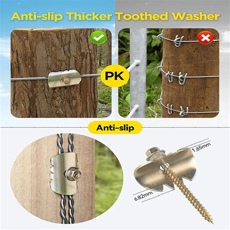 Set 50 Cuie Pentru Gard Din Sarma Bomstom Inox In Forma De U Auriu Emag Ro