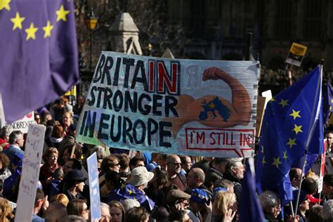 Anti Brexit Protesters Hit London Streets Cnn