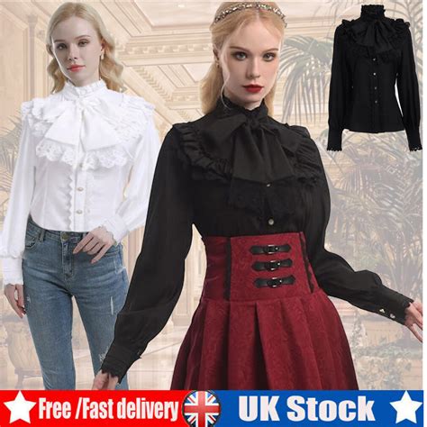 Victorian Blouse Black