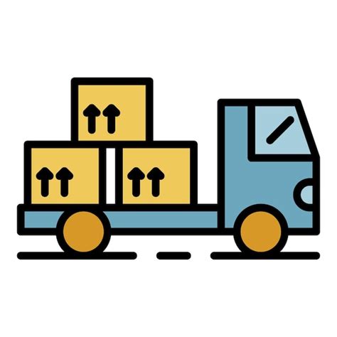 Premium Vector Transportation Of Export Goods Icon Outline