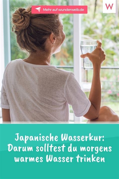 Japanische Wasserkur Gesünder Mit Einem Glas Wasser Wasserkur Gesunde Ernährung Grundschule