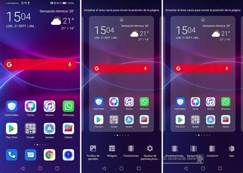 Cómo personalizar la pantalla principal y el escritorio en tu móvil