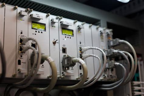 programmable logic controller modules stock image image of panel