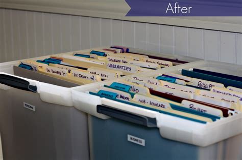 Hello Stripes Paperwork Organization