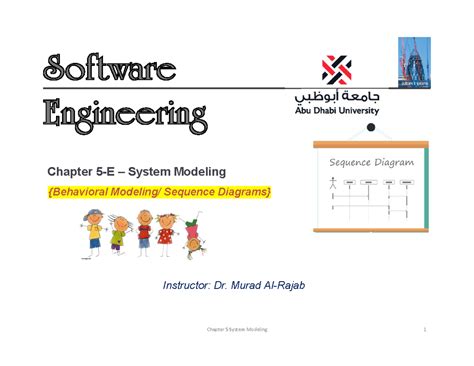 Chapter 05 E System Modeling Sequence Diagram Chapter 5 E System