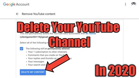 How To Delete Your Youtube Channel In Step By Step How To Tech Youtube