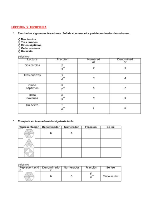Guìa De Fracciones Pdf Guìa De Fracciones Pdf