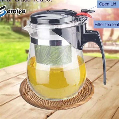 For Sale Teapot Glass Infuser Borosilicate Heat Resistant 500mlteapot