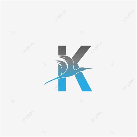 鵜鶘鳥圖標的設計融入字母 K 標誌 向量 坡度 放 自然向量圖案素材免費下載，png，eps和ai素材下載 Pngtree