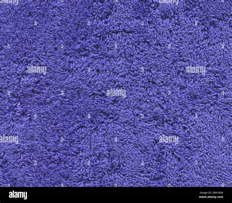 Blue Towel Surface Texture Background Rough Blue Towel Texture Stock