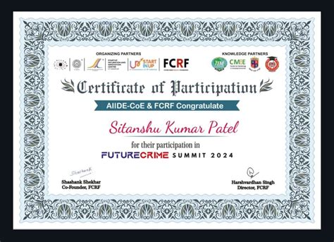 Sitanshu Kumar Patel On Linkedin Futurecrimesummit Cybersecurity