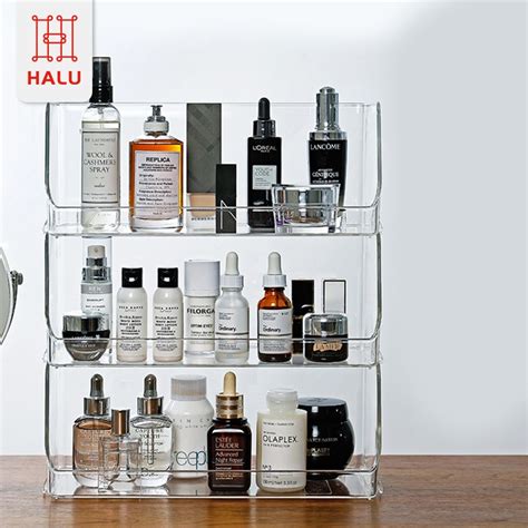 Jual Halu Rak Makeup Skincare Parfum Multifungsi Kotak Penyimpanan
