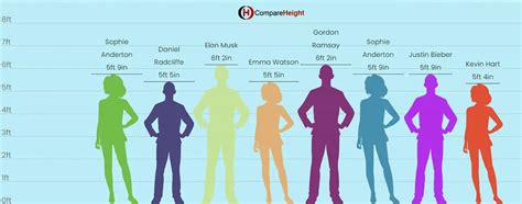 Height Comparison Chart Online Compare Heights Visually