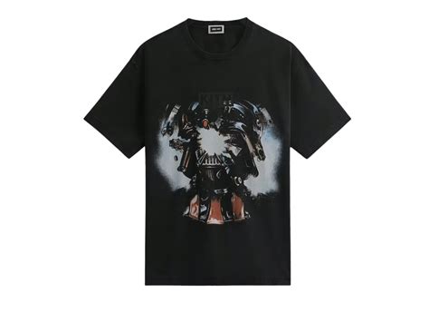Kith X Star Wars Exploding Darth Vader Vintage Tee Black