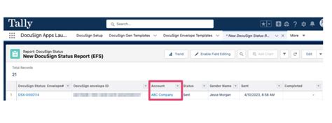 Docusign For Salesforce How To Create A Lookup Relationship Between Docusign Status And